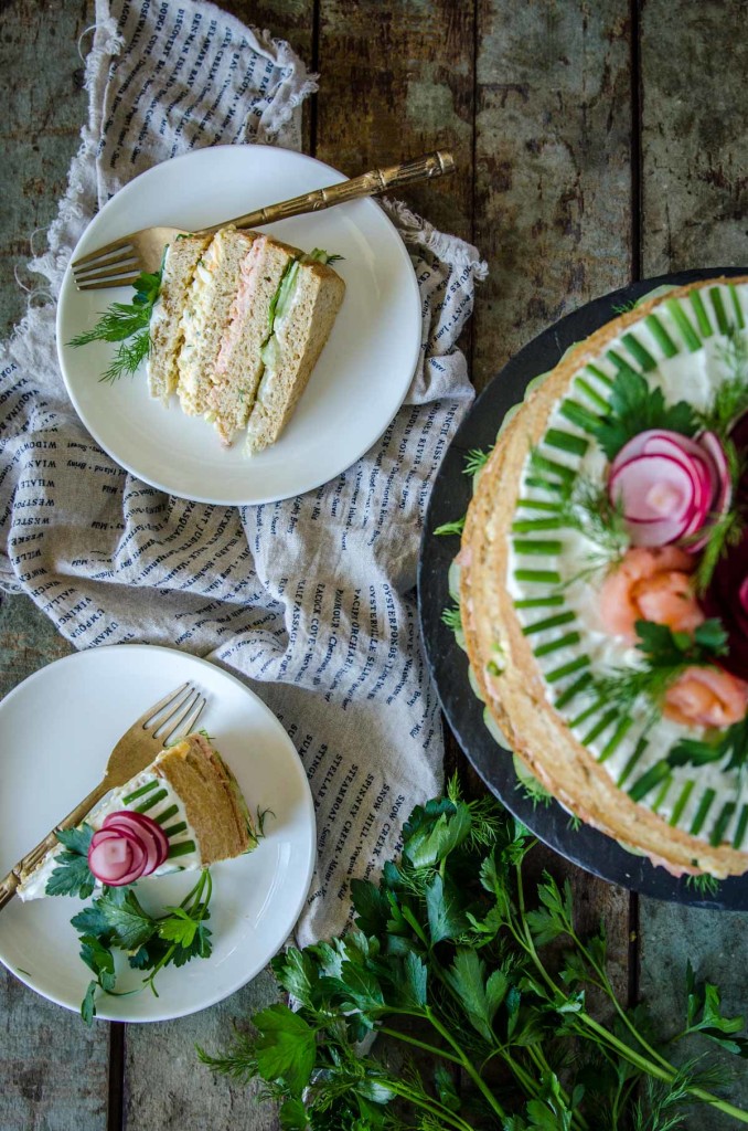 Smörgåstårta | Swedish Sandwich Cake | Chew Town Food Blog