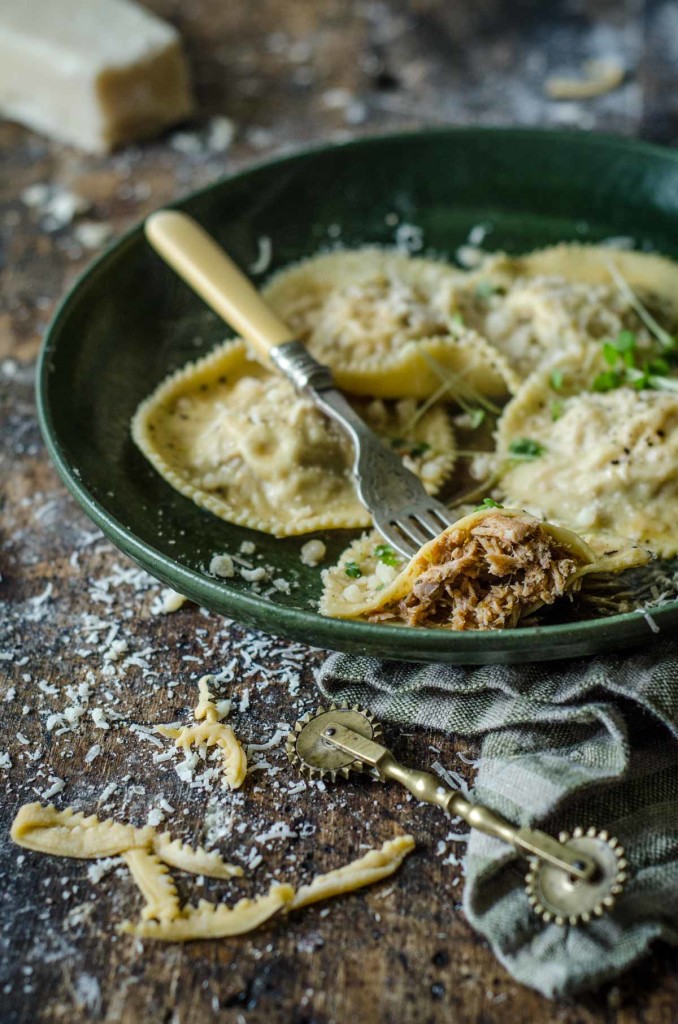 Italian Pulled Pork Ravioli | Chew Town Food Blog