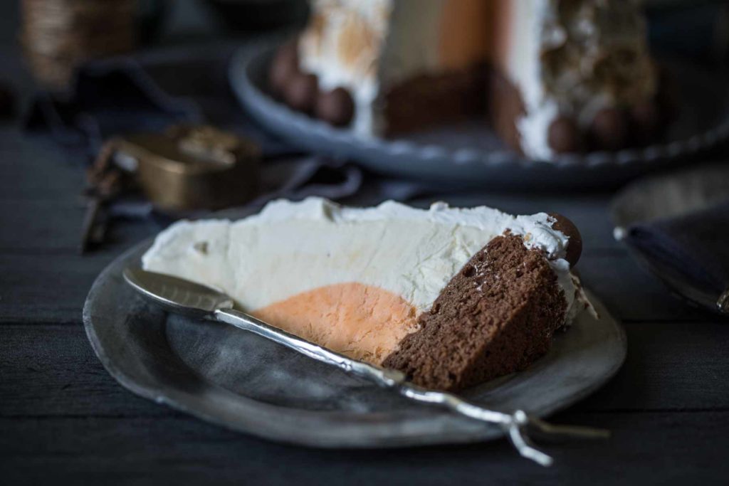 Orange and Coconut Easter Egg Bombe Alaska | Chew Town Food Blog