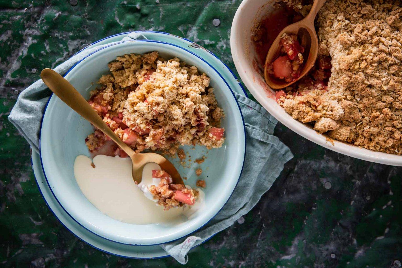 Blood Orange and Apple Crumble | Chew Town Food Blog