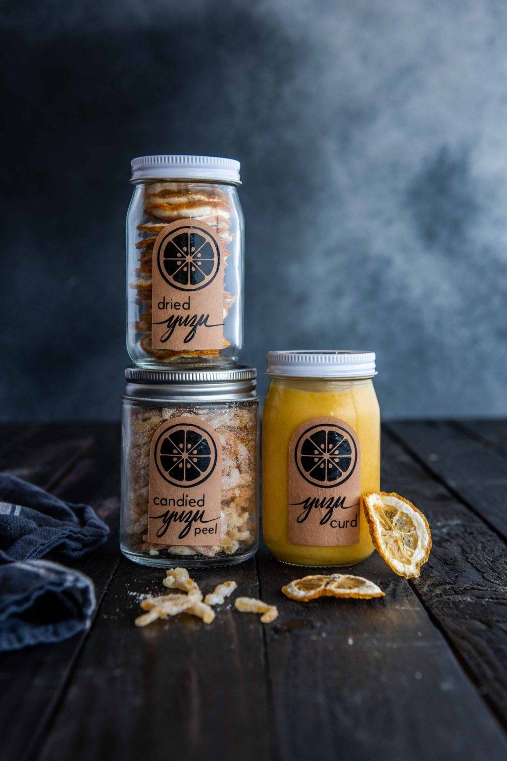 Yuzu Curd | Candied Yuzu Peel | Dried Yuzu | Chew Town Food Blog